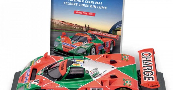 Macheta auto Mazda 787B 1991 nr 15, 1:43 Colectia LeMans Centauria GSP